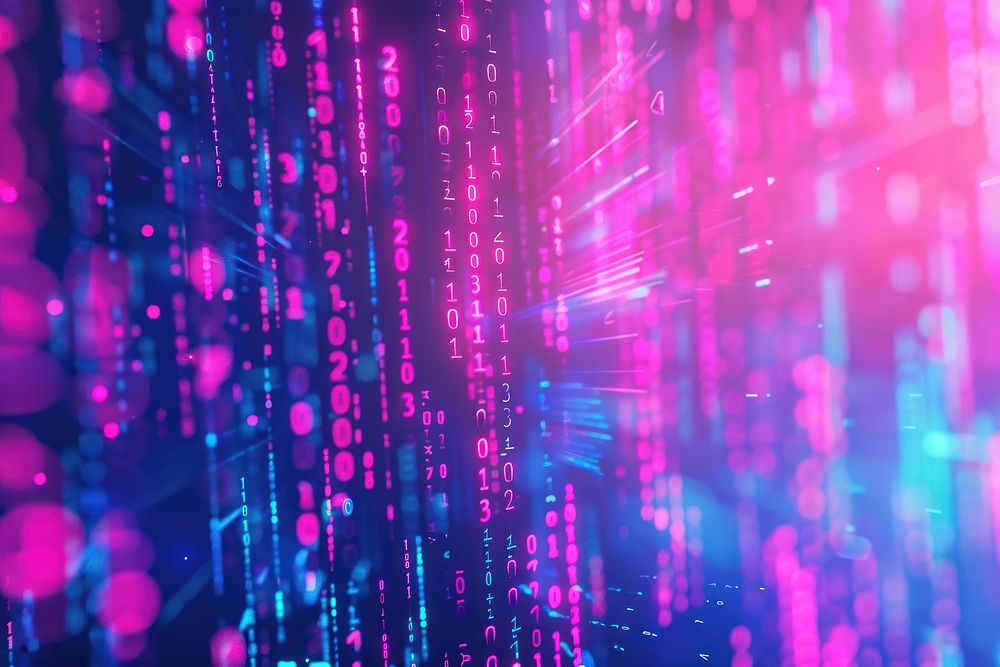 Futuristic digital data stream | Premium Photo - rawpixel Futuristic digital data stream | Premium Photo - rawpixel