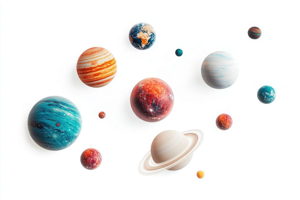 Flying planets astronomy universe space. | Free Photo - rawpixel