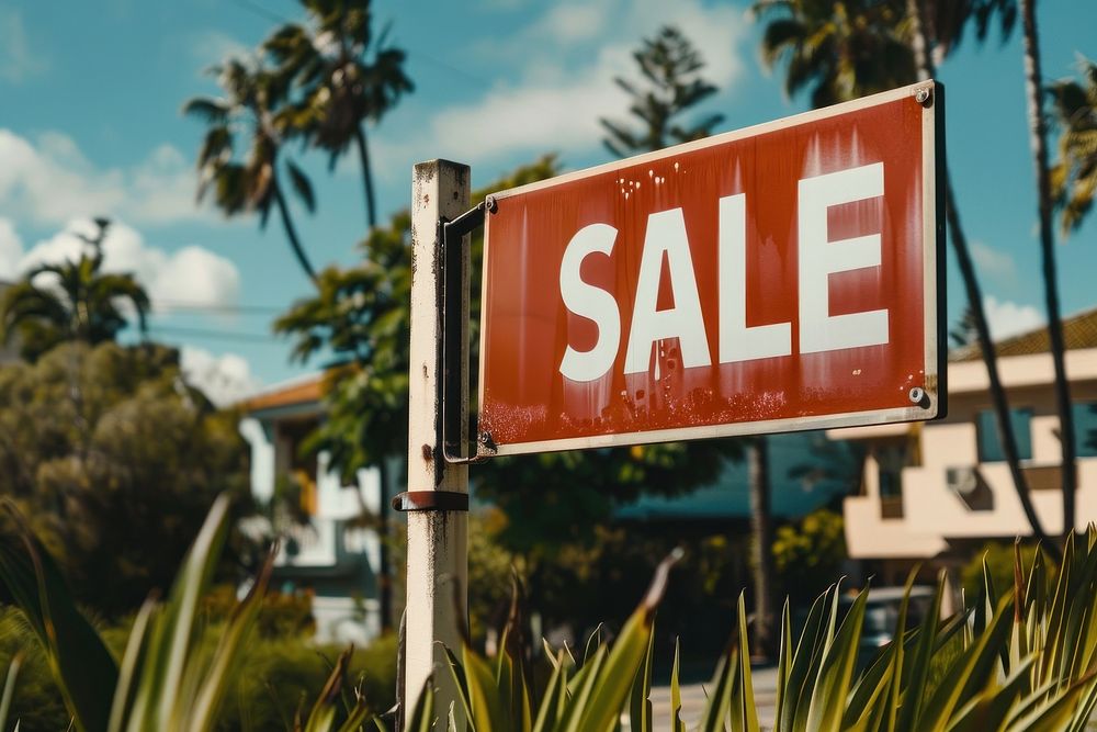 Modern house sale sign text | Free Photo - rawpixel