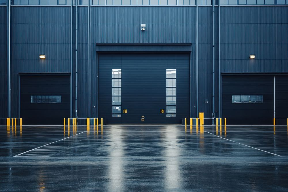 Modern logistics warehouse building indoors | Free Photo - rawpixel