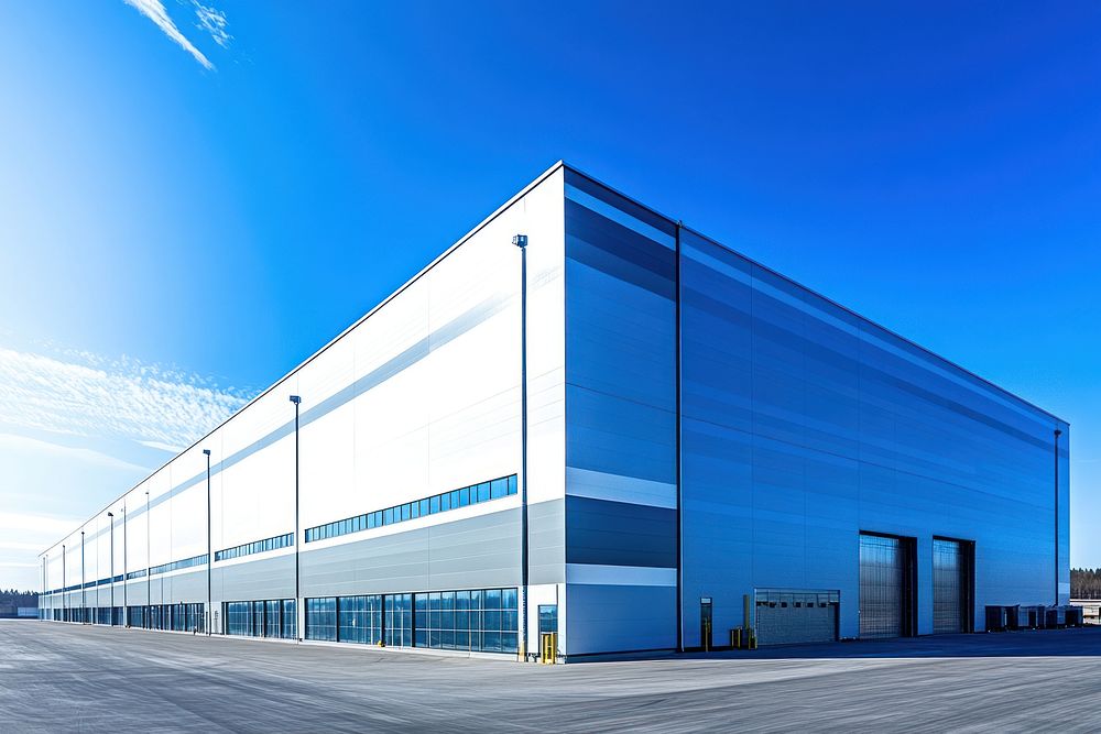 Modern logistics warehouse building architecture | Free Photo - rawpixel