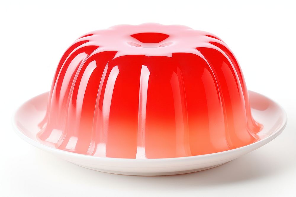 Vibrant red gelatin dessert mold | Free Photo - rawpixel