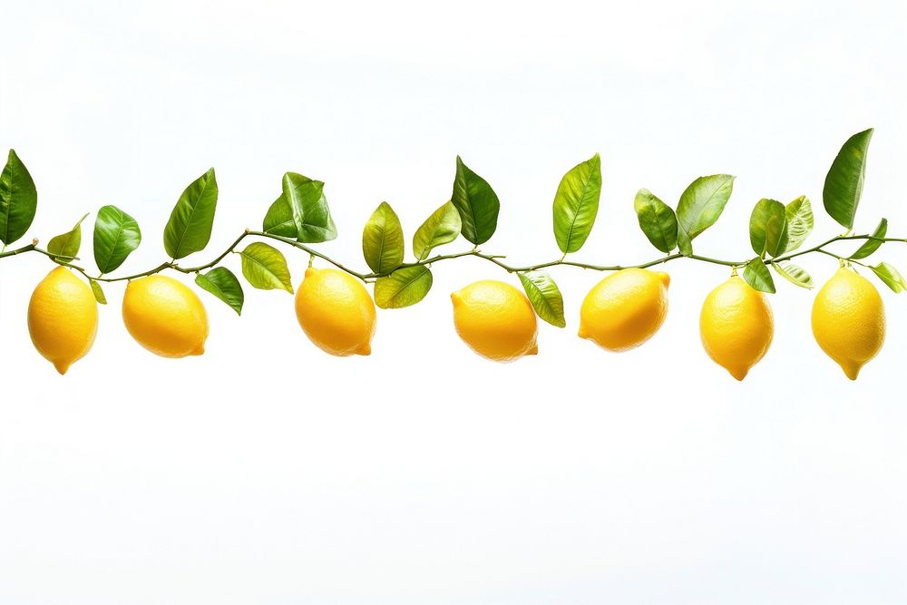 Real lemons leaf background produce | Free Photo - rawpixel