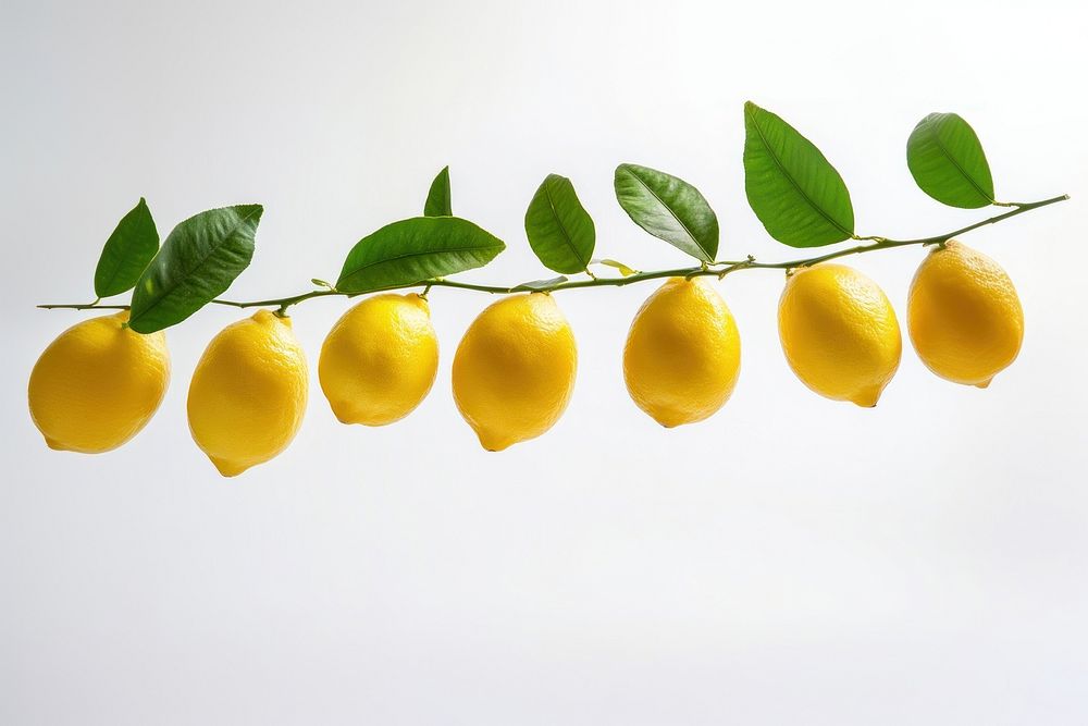 Real lemons leaf produce natural | Free Photo - rawpixel