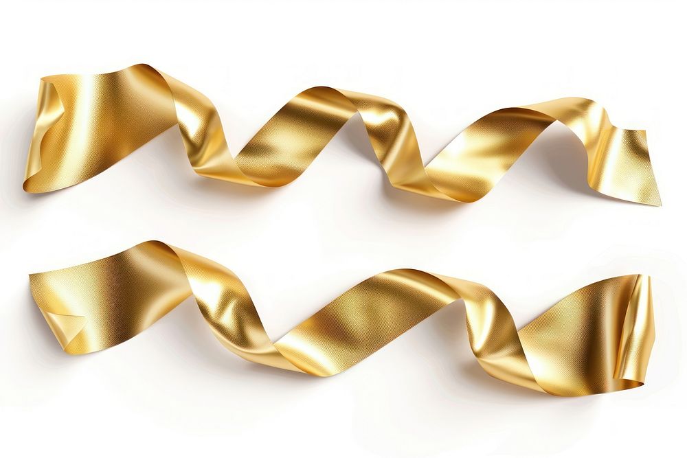 Shiny golden ribbon curls | Free Photo - rawpixel