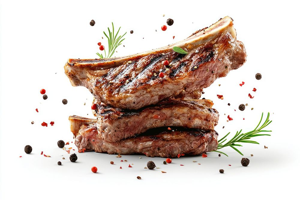 Grill beef Chops steaks food | Free Photo - rawpixel
