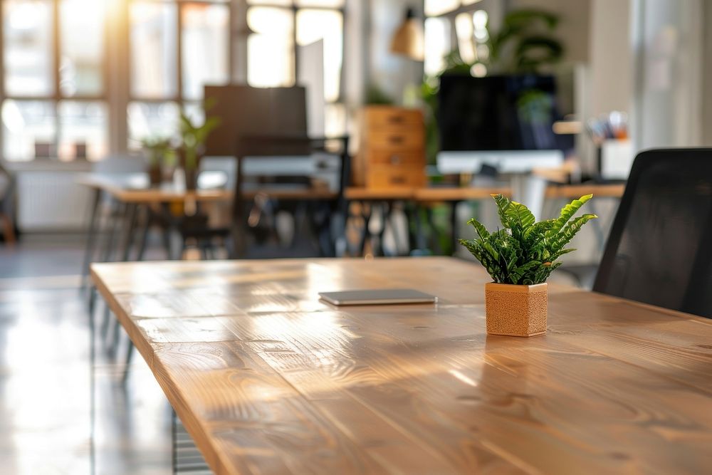Office background indoors natural plants. | Free Photo - rawpixel