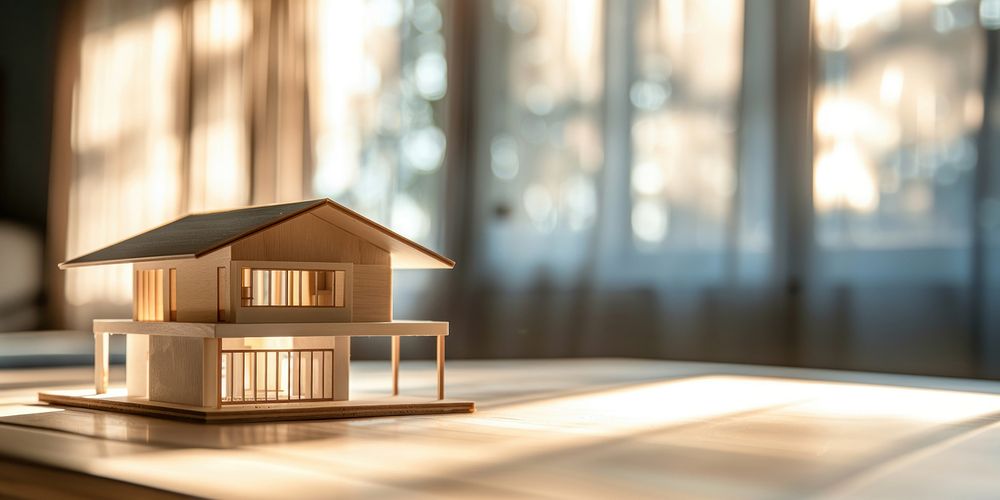 Model house table architecture room | Free Photo - rawpixel