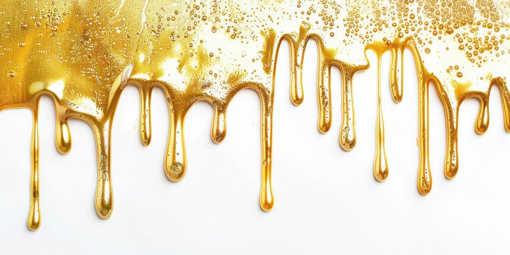 Golden paint dripping effect | Free Photo - rawpixel
