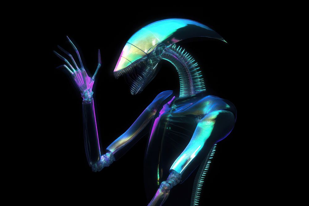 Sci-fi creature alien illustration futuristic | Free Photo Illustration ...