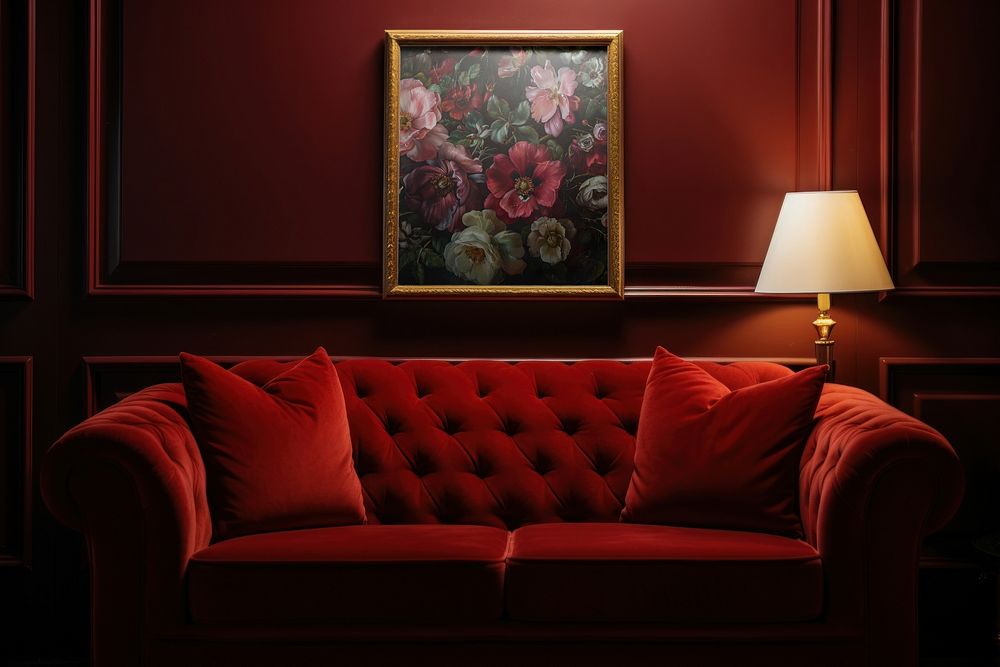 Elegant living room photo frame | Premium PSD Mockup - rawpixel