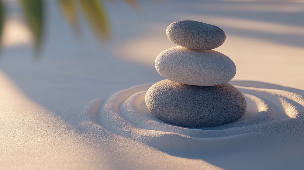 Real balanced stones stack sand | Free Photo - rawpixel