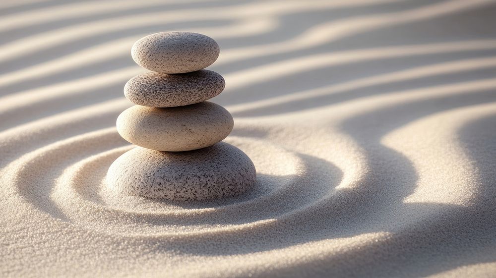 Real balanced stones stack sand | Free Photo - rawpixel
