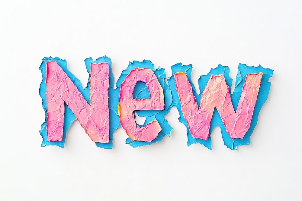 Paper text typography colorful. | Free Photo Illustration - rawpixel