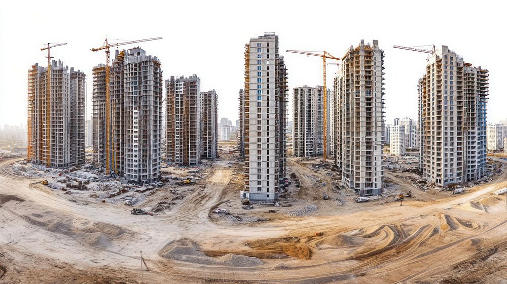 Real highrise condominium complex construction | Free Photo - rawpixel