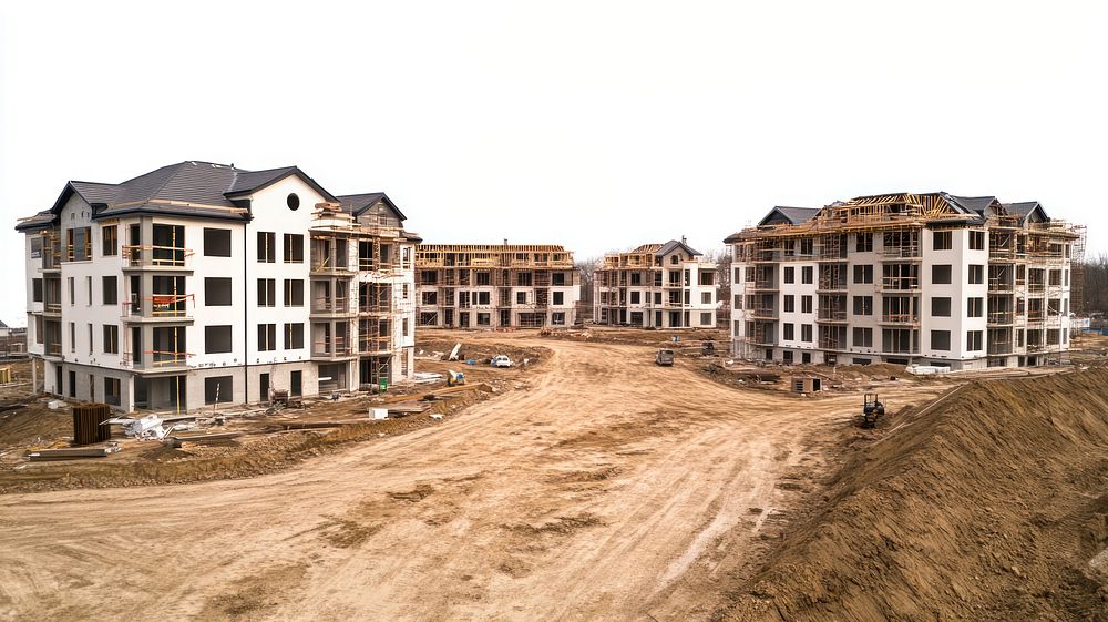 Real condominium complex architecture construction | Free Photo - rawpixel