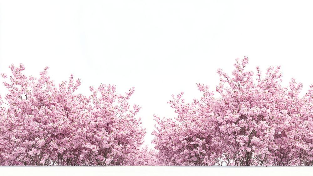 Cherry blossom bushes blossoms outdoors | Free Photo - rawpixel