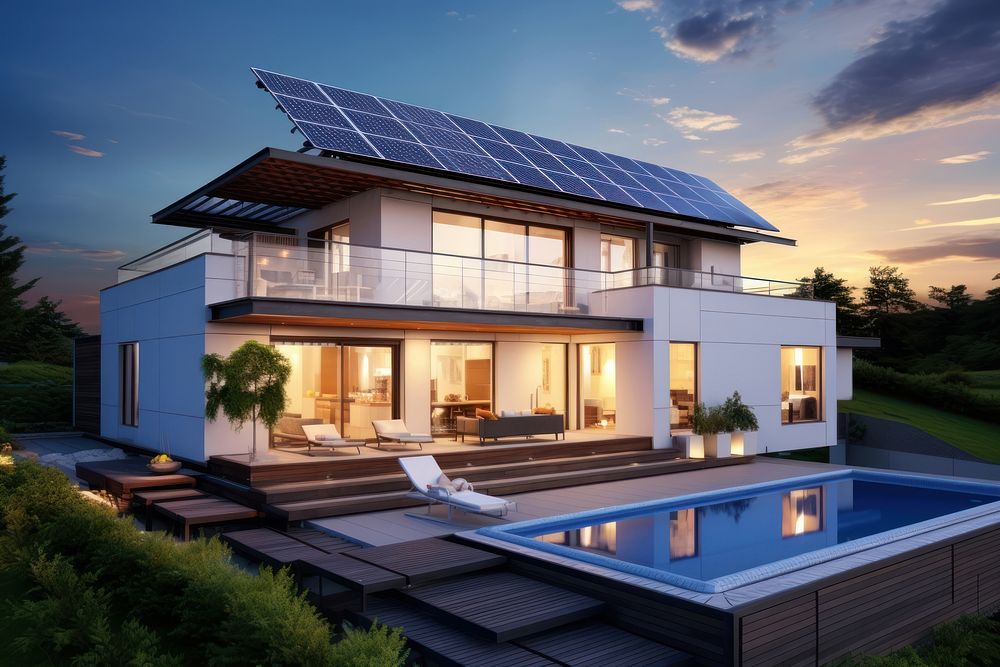 Solar panels architecture outdoors modern. | Free Photo - rawpixel