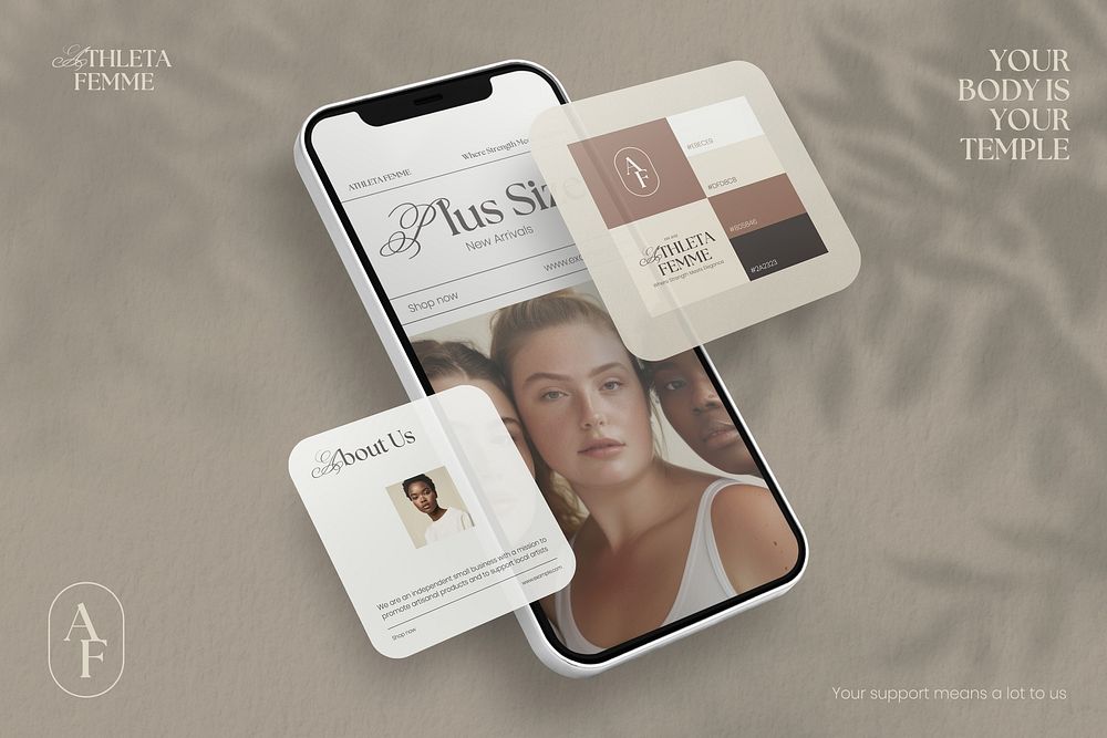 Social media post phone screen | Premium PSD Mockup - rawpixel