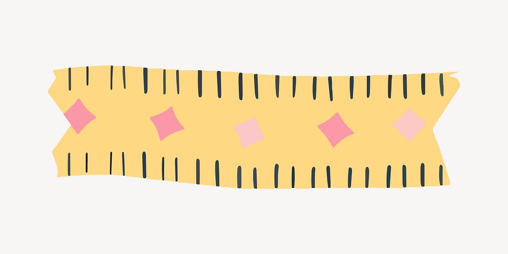 Cute washi tape notes illustration | Free Vector - rawpixel