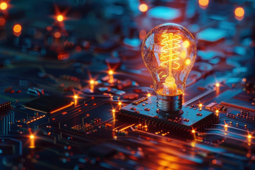 Light bulb center glowing core | Free Photo - rawpixel