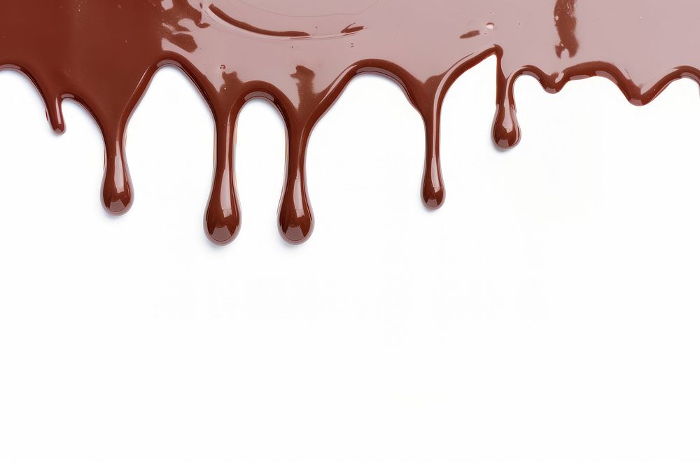 Dripping chocolate on white background | Free Photo - rawpixel