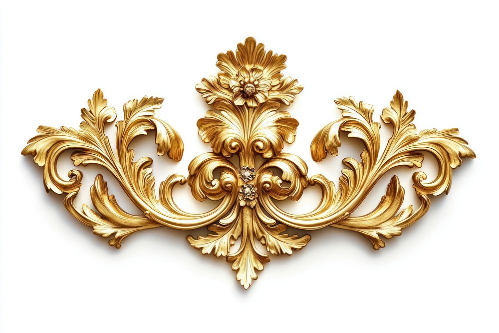 Elegant gold ornate floral design | Free Photo - rawpixel