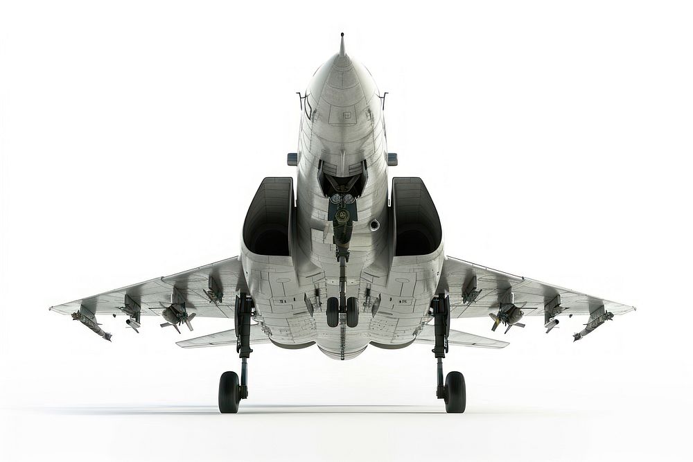 Modern military jet front view | Free Photo Illustration - rawpixel