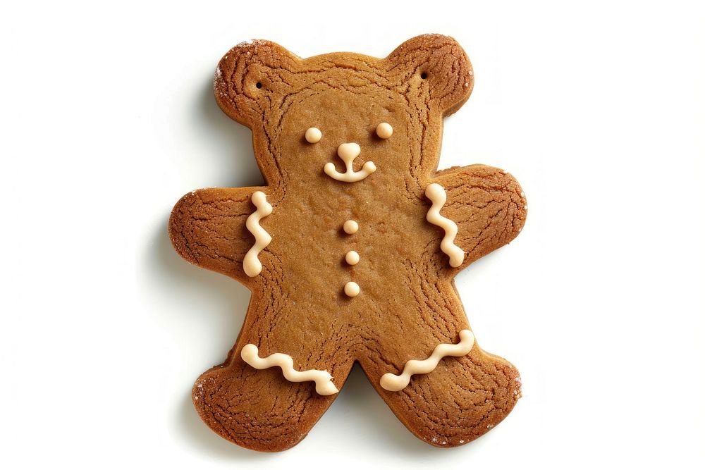 Cute gingerbread bear cookie | Free Photo - rawpixel