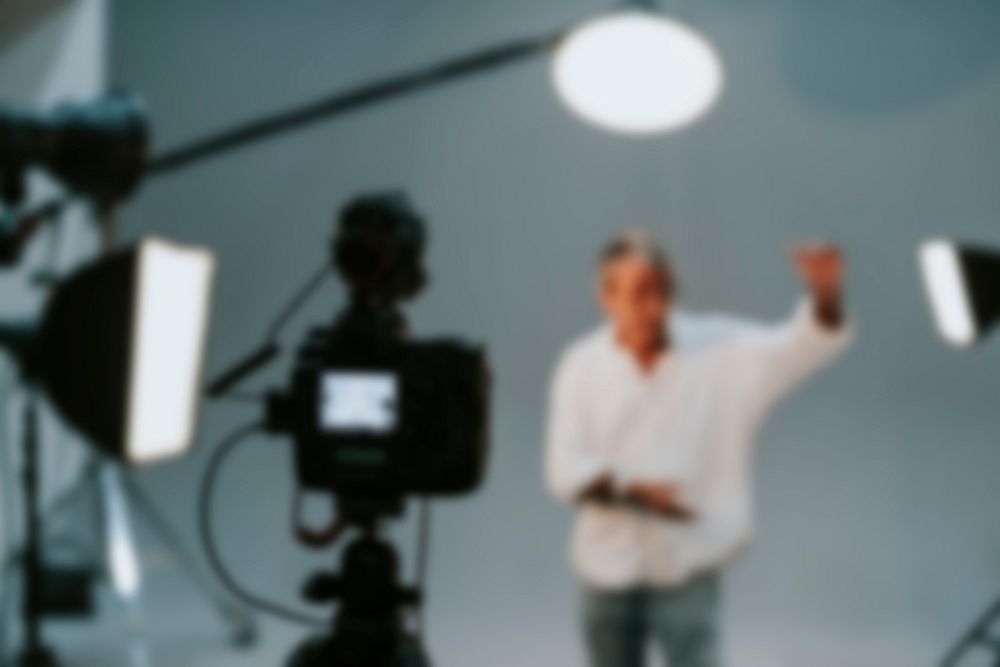 Actor front camera an audition | Free Photo - rawpixel