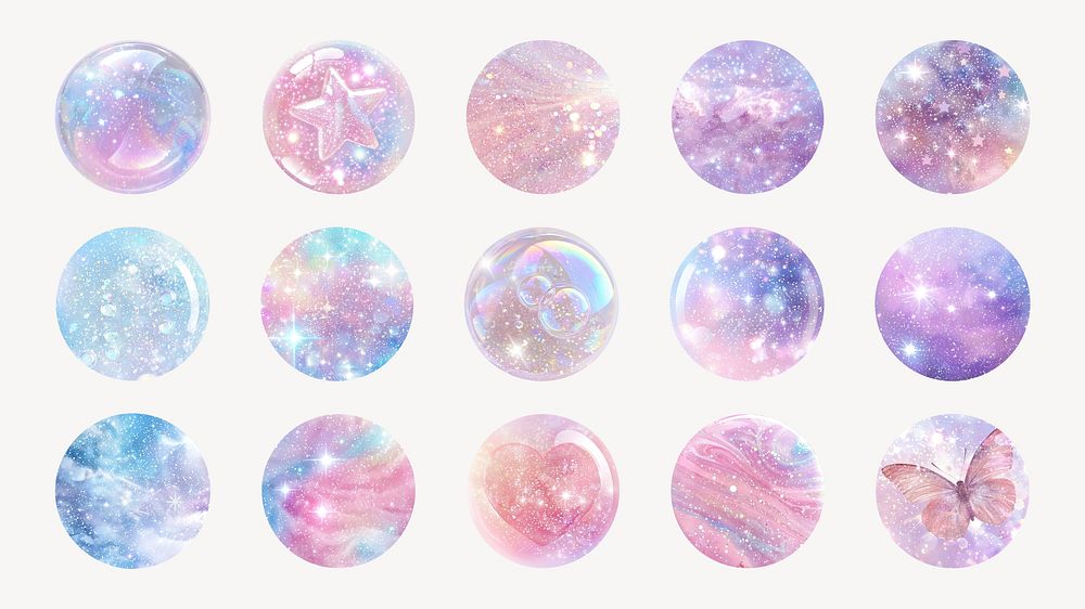 Glitter aesthetic sticker design element | Free Photo - rawpixel