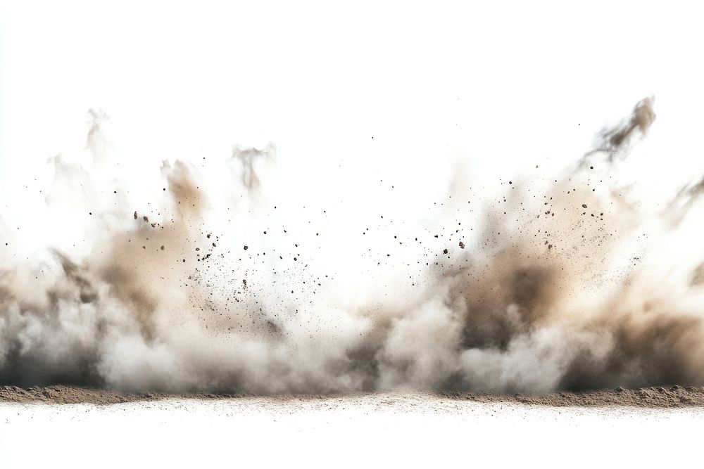Explosive dirt cloud burst impact | Premium Photo - rawpixel