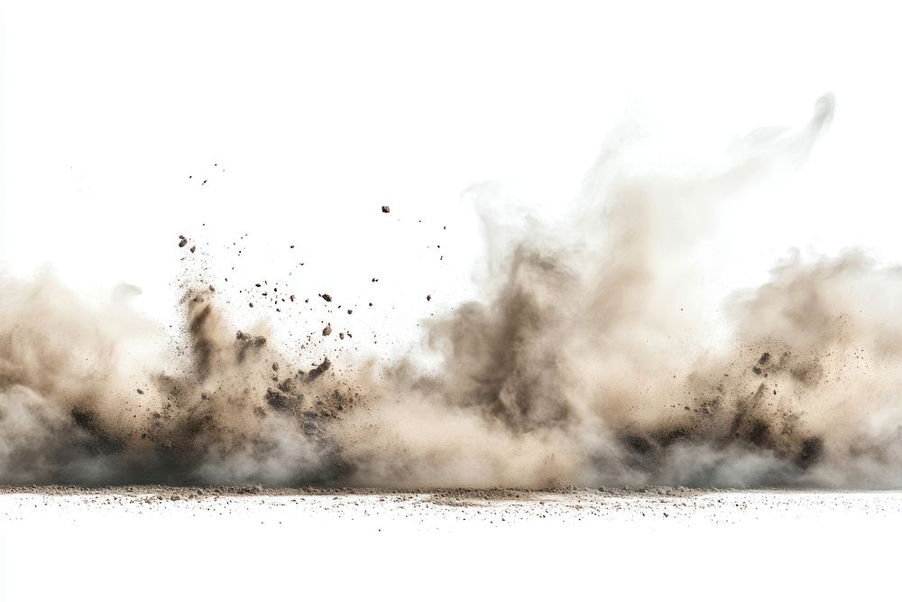 Explosive dust cloud impact | Free Photo - rawpixel
