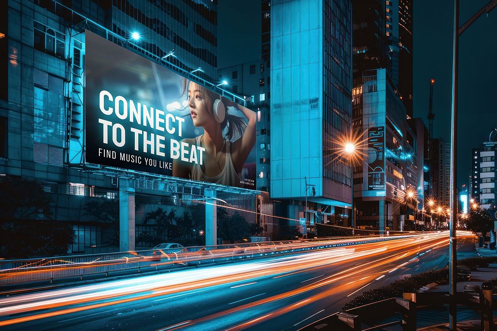 Urban music promotion billboard mockup | Premium PSD Mockup - rawpixel
