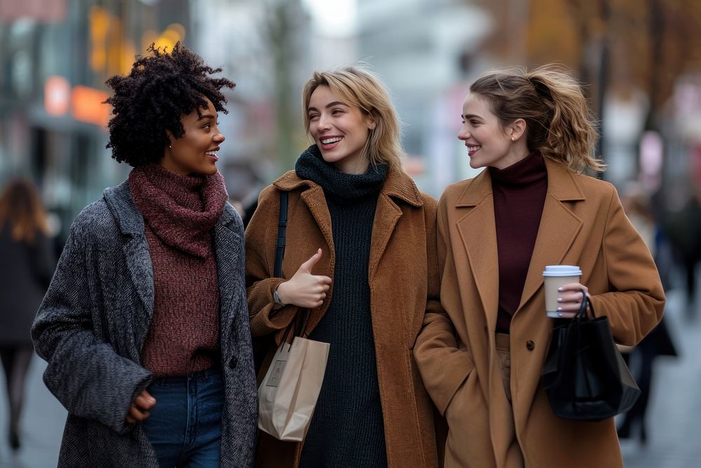 Conversation clothing shopping friends. | Free Photo - rawpixel