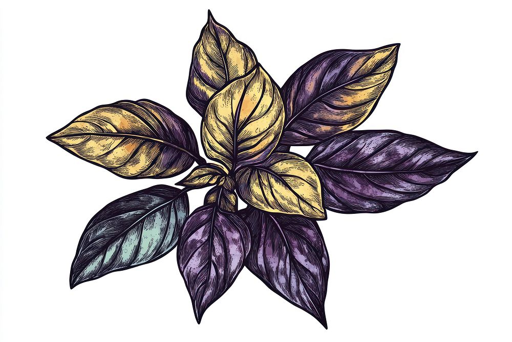 A Basil art illustration colorful. | Free Photo Illustration - rawpixel