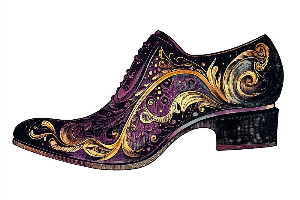 A shoe footwear vintage pattern. | Free Photo Illustration - rawpixel