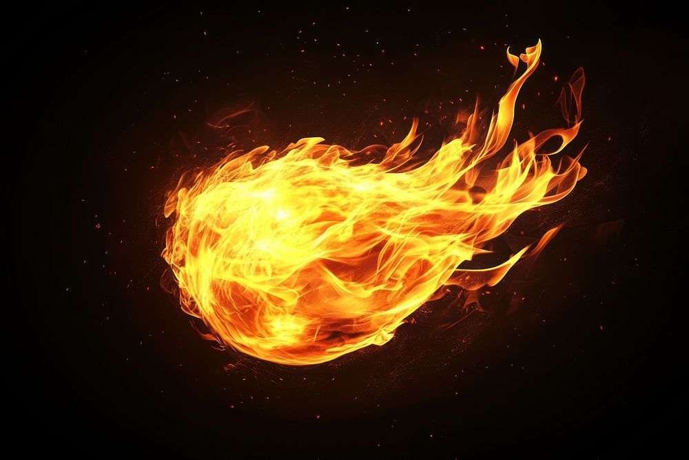 Fireball fire fireball flame. | Free Photo - rawpixel