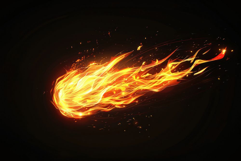 Fireball fire flame streaking. | Free Photo - rawpixel