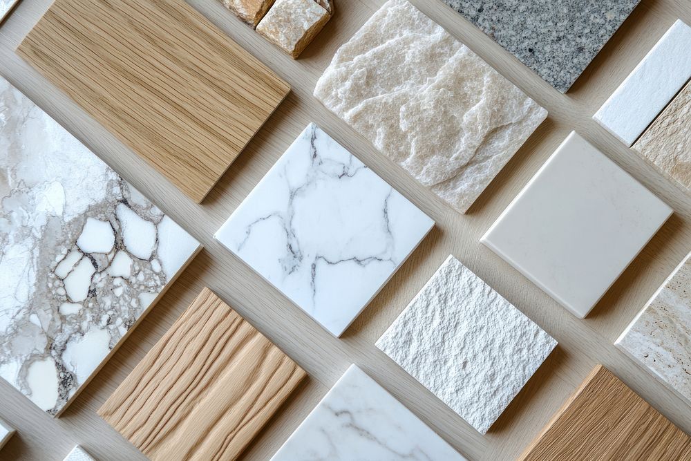 Material sample moodboard wood materials | Premium Photo - rawpixel