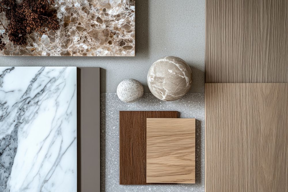 Material sample moodboard wood materials | Free Photo - rawpixel