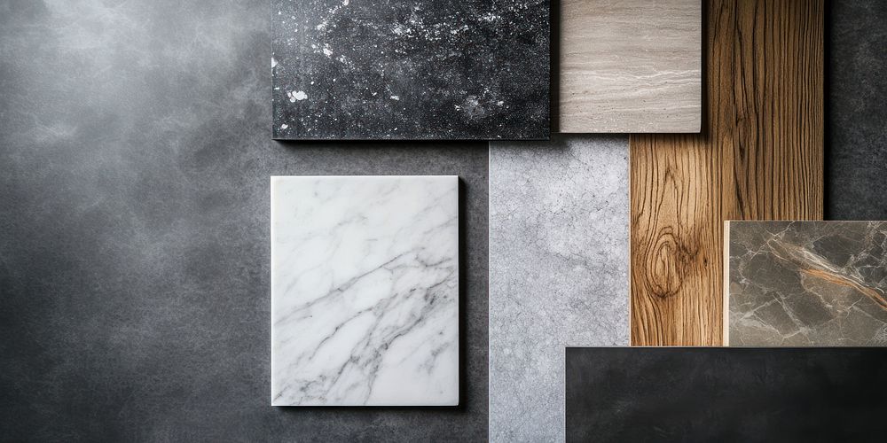 Material sample moodboard wood interior | Free Photo - rawpixel