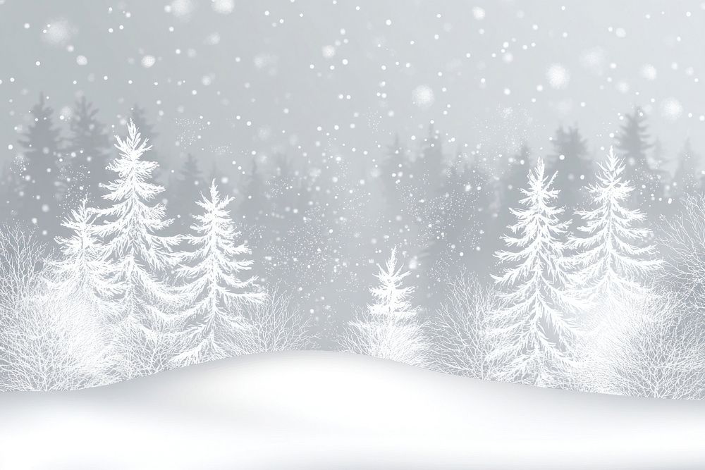 Snowy background winter forest blackboard. | Premium Photo Illustration ...