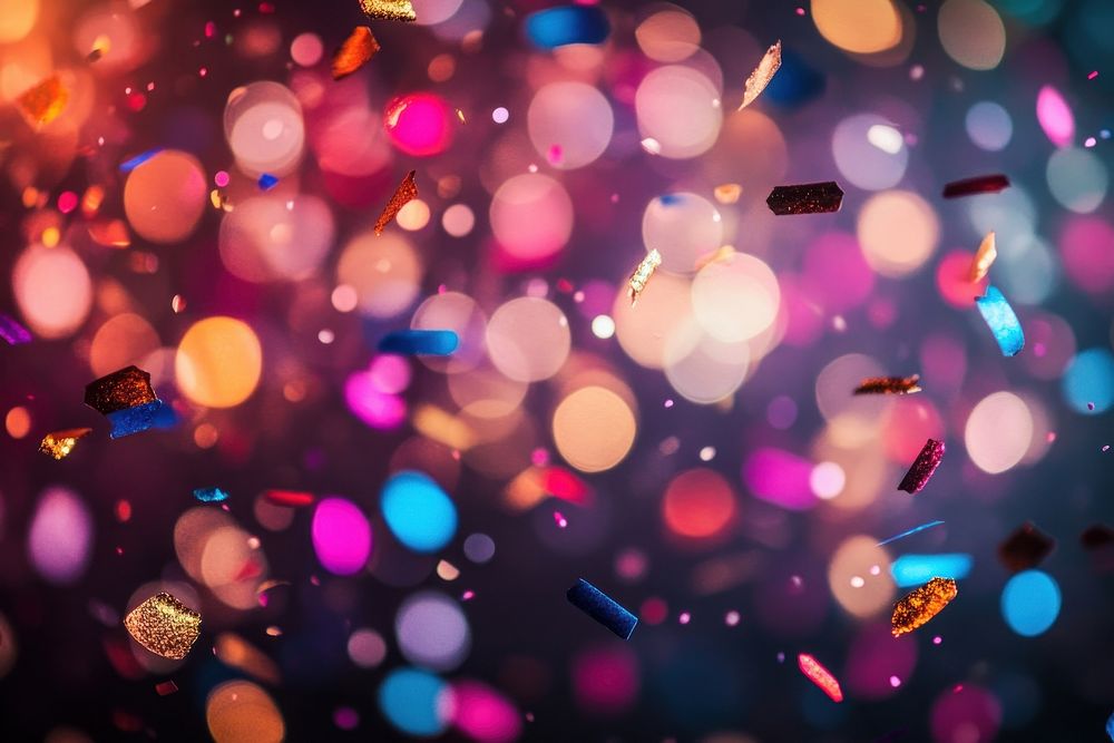 Colorful Floating Confetti confetti background | Free Photo - rawpixel