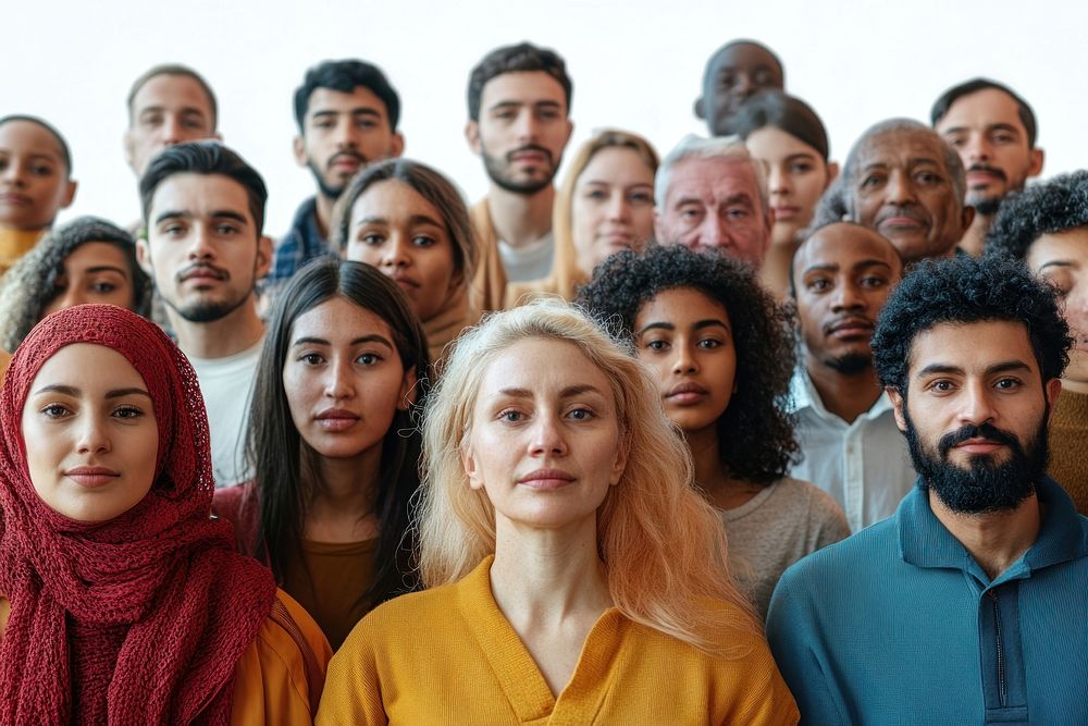 Multicultural crowd people person photo. | Free Photo - rawpixel