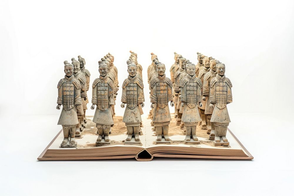 Terracotta Army terracotta book representation. | Free Photo - rawpixel