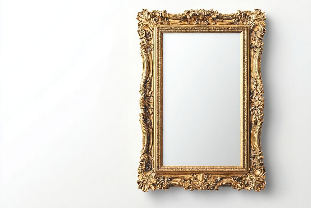 Mirror golden frame antique style | Free Photo - rawpixel