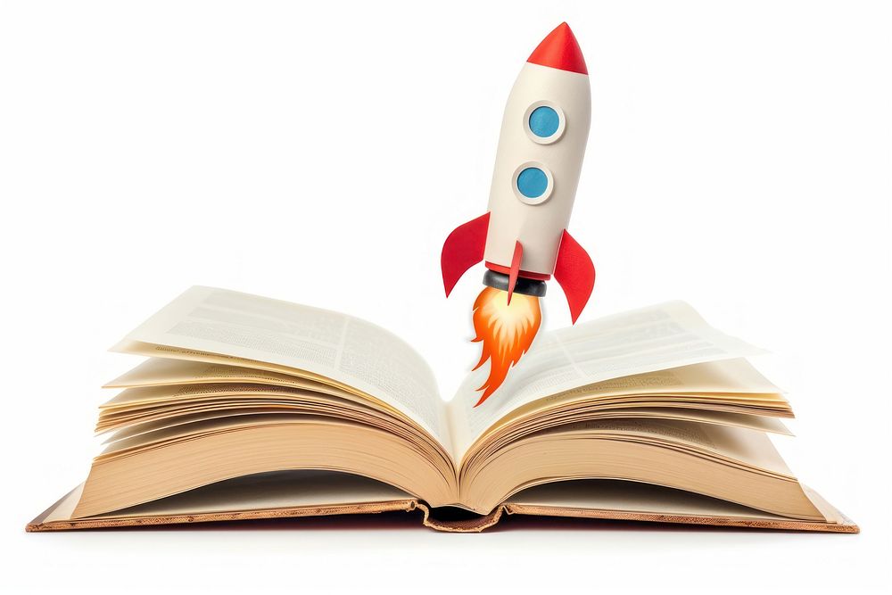Book launching reading rocket. | Free Photo - rawpixel