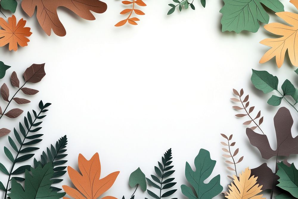 Paper cutout-style illustration borders various | Free Photo - rawpixel