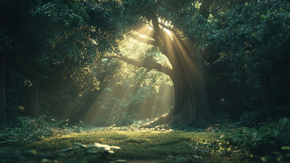 Dark wood forest background sunlight | Free Photo - rawpixel